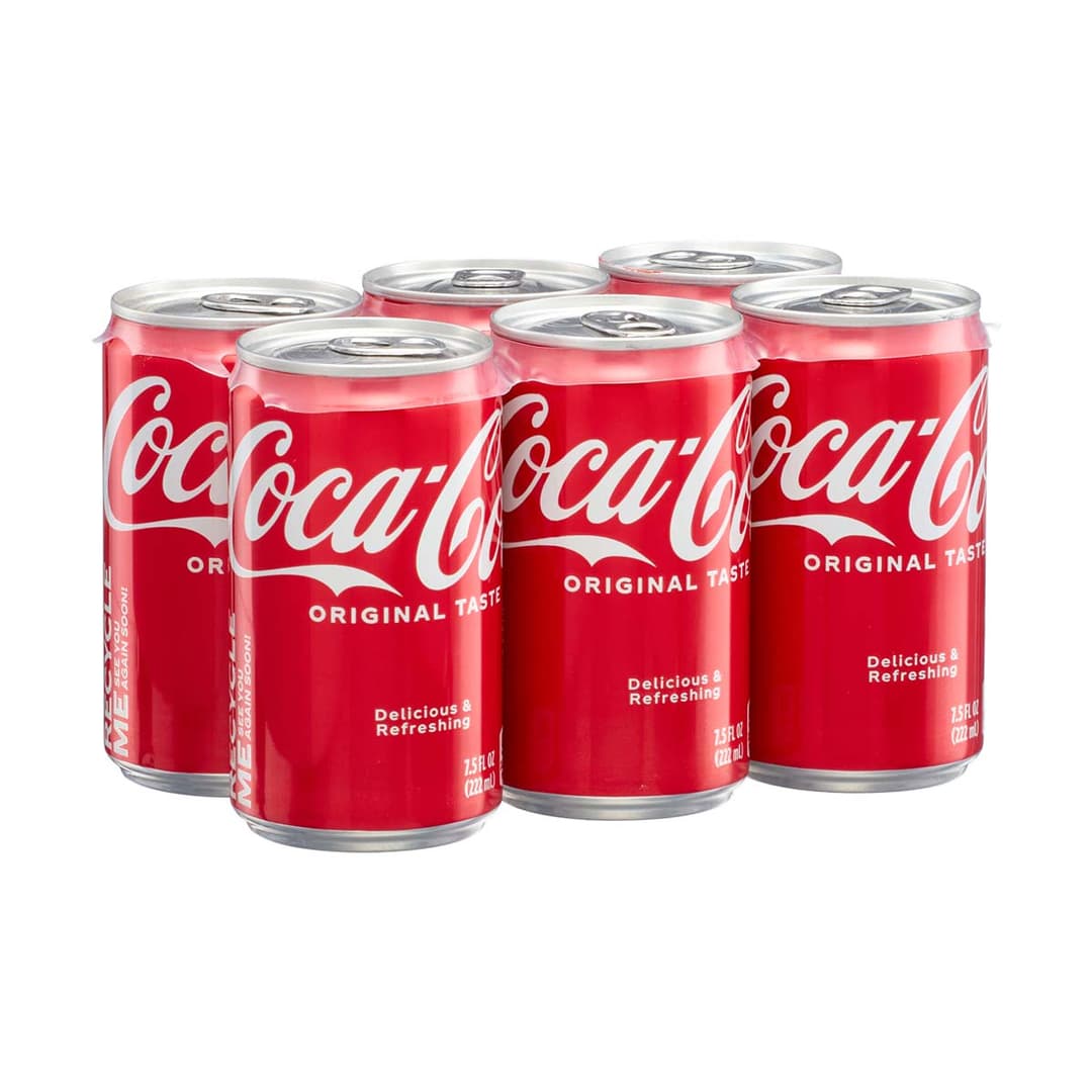 Coca-Cola - Coca-Cola Original Mini Can 180ml | 6 Pack for PHP0.00 ...