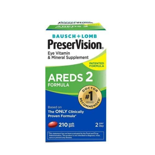 PreserVision - PreserVision AREDS 2 Eye Health Supplement – MiniGels Formula, 120 Softgels ...
