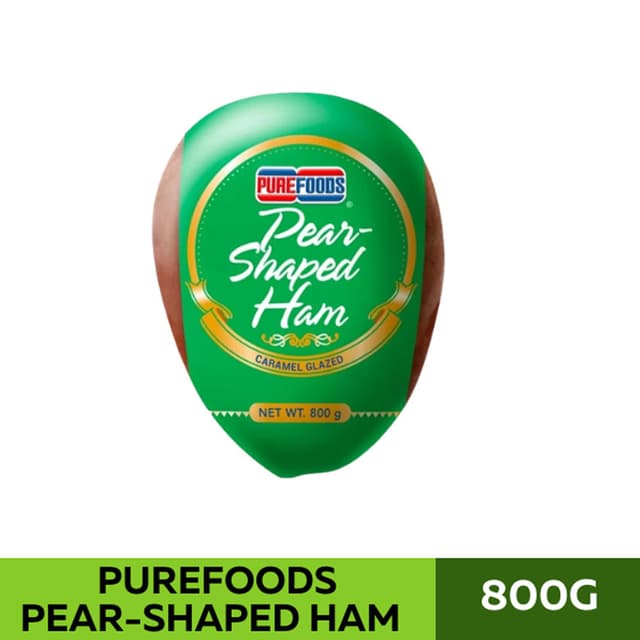 PUREFOODS - Purefoods Pear-Shaped Ham 800g Pork – Sweet & Savory ...