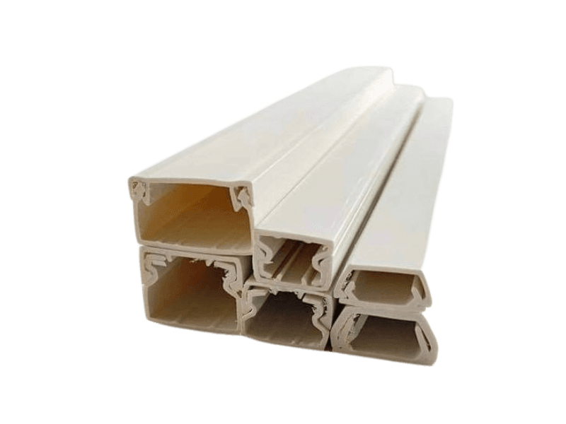 PVC Electric Wire Moulding | Cable Trunking System | 1" x 8ft ...