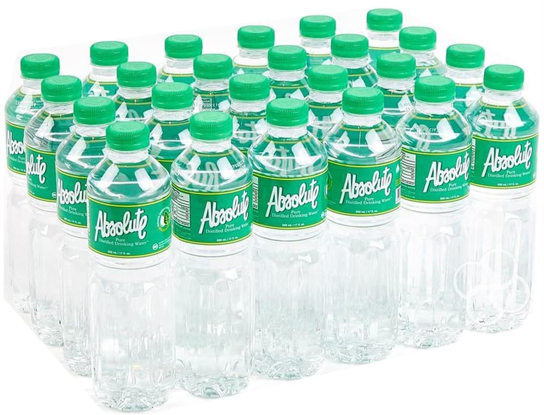 Absolute - Absolute Distilled Drinking Water 500ml | 24 Bottles | NSF ...